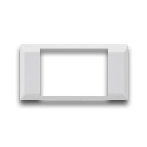 PVC POWER SKIRTING 50MM X 75MM SOCKET COVER, WHITE