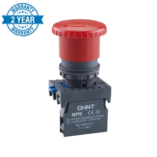 CHINT 40MM TWIST & RELEASE EMERGENCY STOP BUTTON